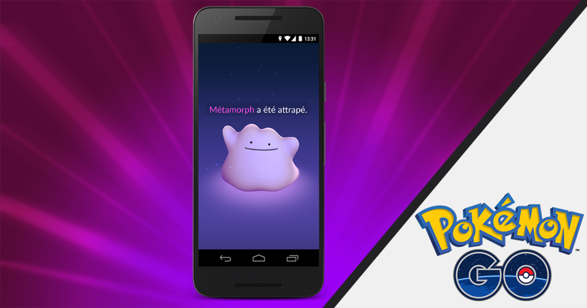 Pokémon GO - Capturer Métamorph - Eternia