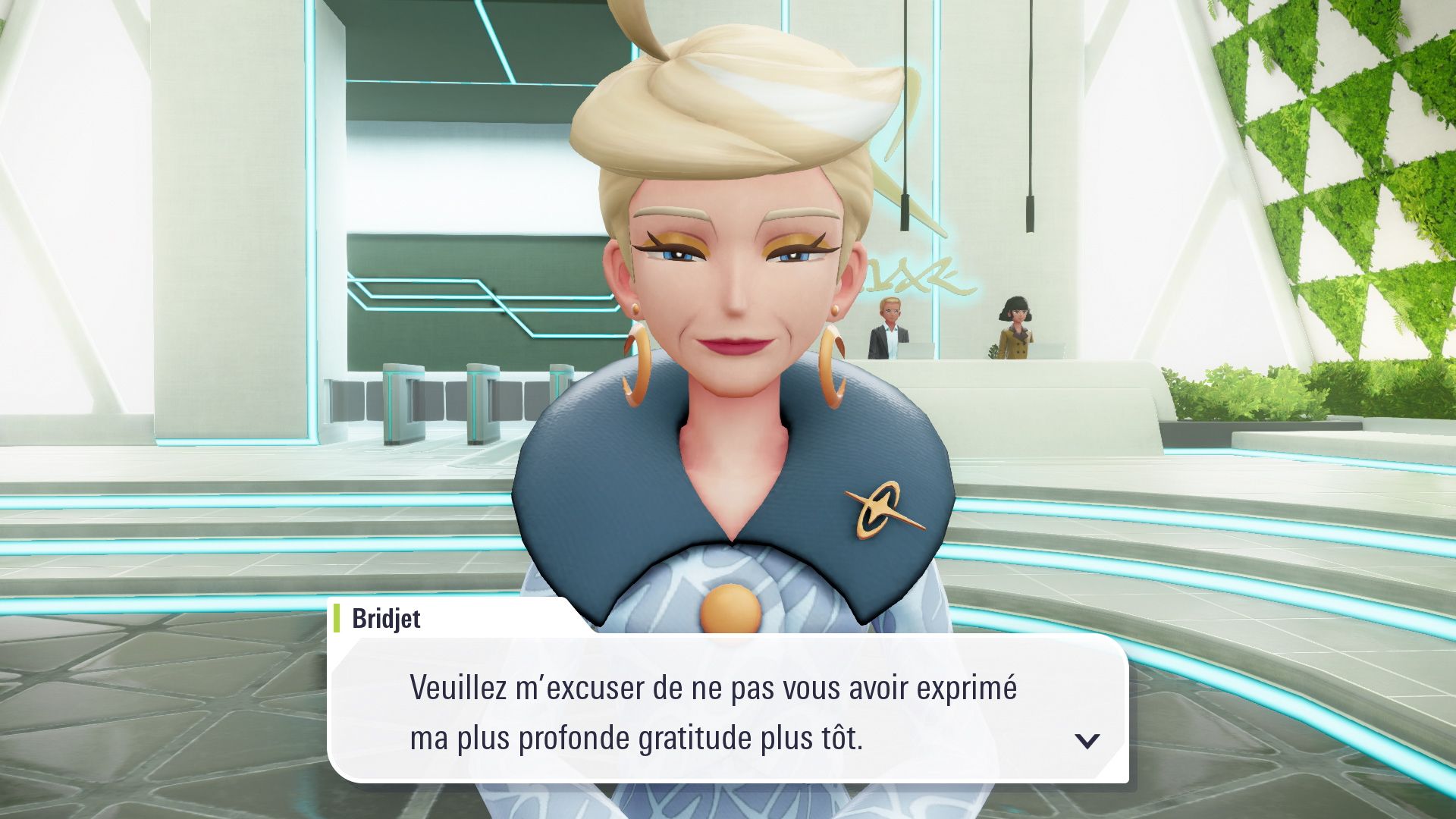Légendes Pokémon : Z-A - Bridjet, présidente de la société Quazar - Eternia