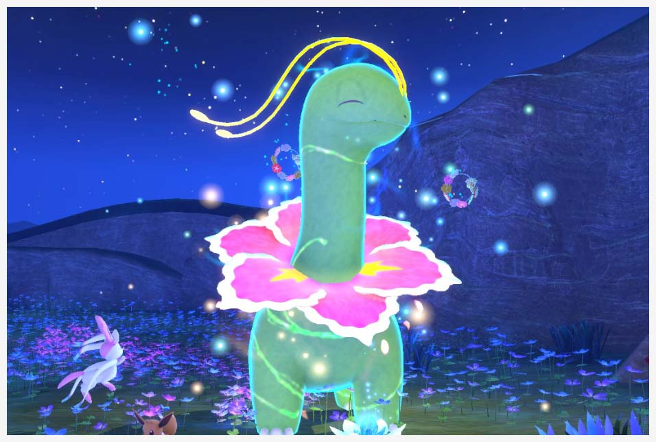 New Pokémon Snap - Méganium - Fiche Photodex - Eternia