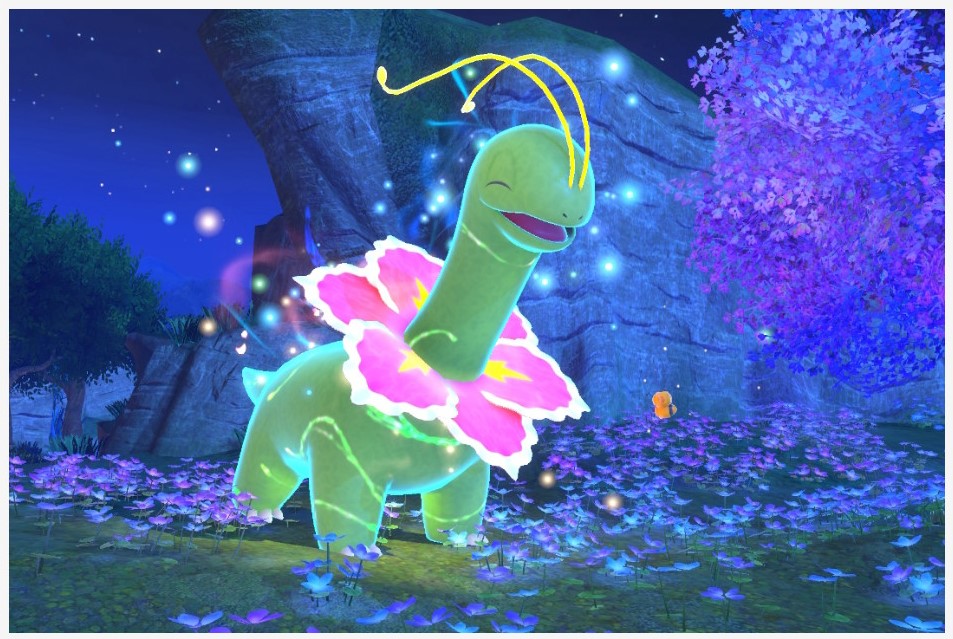 New Pokémon Snap - Méganium - Fiche Photodex - Eternia