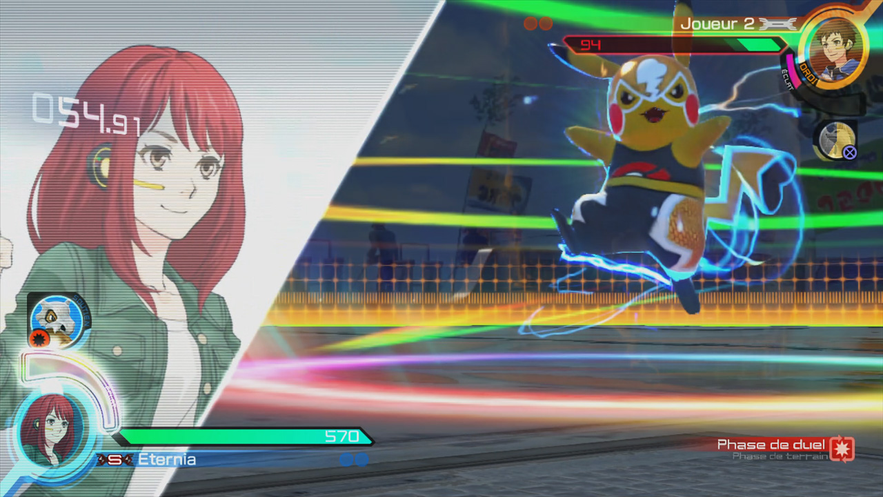 Pokkén Tournament - Liste des techniques de Pikachu Catcheur - Eternia