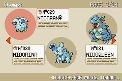 Pokémon Rouge Feu & Vert Feuille - Le Pokédex - Fonctions et liste des ...