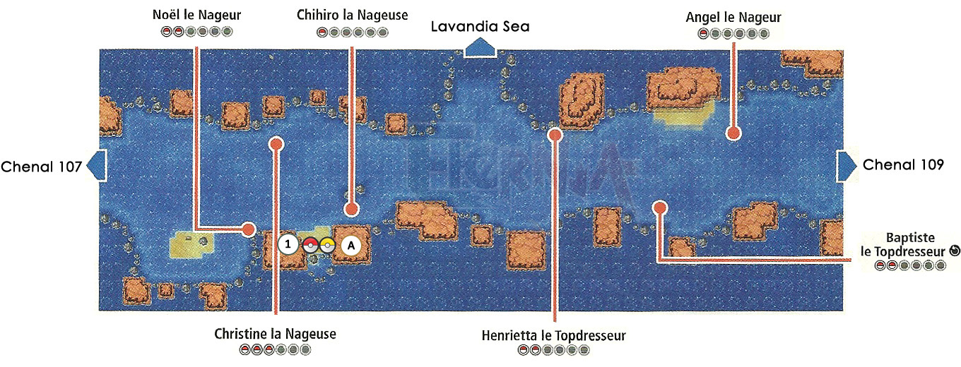 Guide des Lieux à Hoenn - Chenal 108 - Eternia