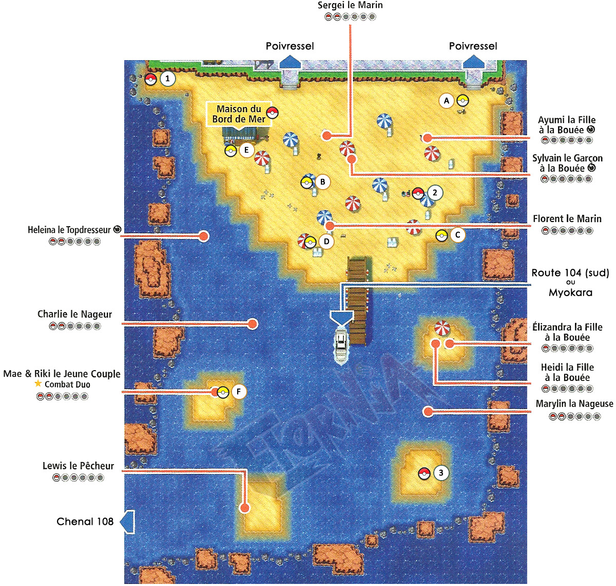 Guide des Lieux à Hoenn - Chenal 109 - Eternia