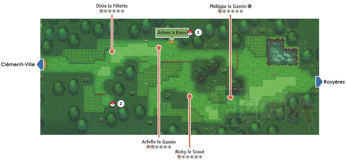 Guide des Lieux à Hoenn - Route 102 - Eternia